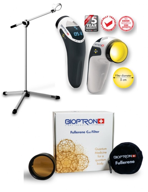 Lampa Zepter BIOPTRON Pro 1 + GRATIS z Filtrem Fulerenowym - Aparat ...